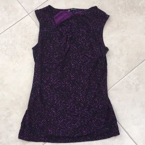 Anne Klein | Tops | Anne Klein Purple Top | Poshmark